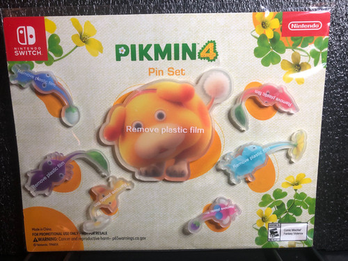 Pikmin 4 Gamestop Preorder Exclusive Pin Collection | Swish's Corner