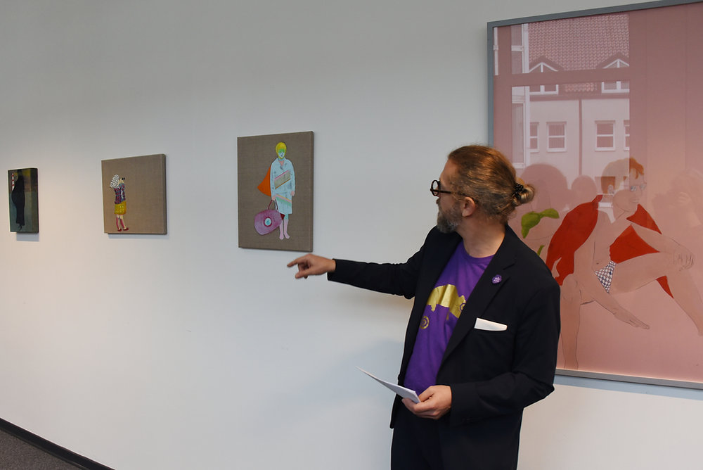 Ausstellung mit Werken von Hannes Malte Mahler im Oberlandesgericht ...