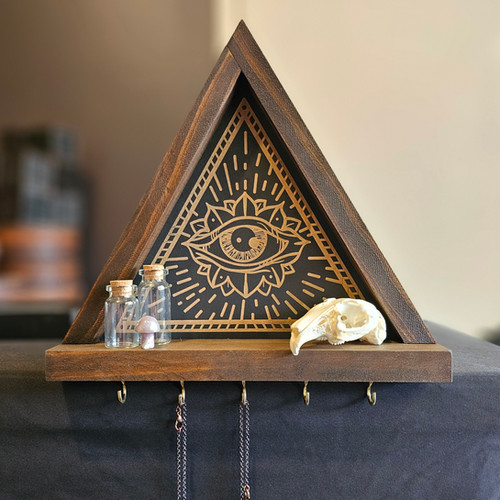 Triangle Eye Display Shelf Rack | yiskadesigns