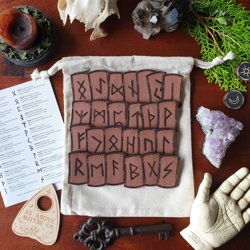 Futhark Rune Set Tiles | yiskadesigns