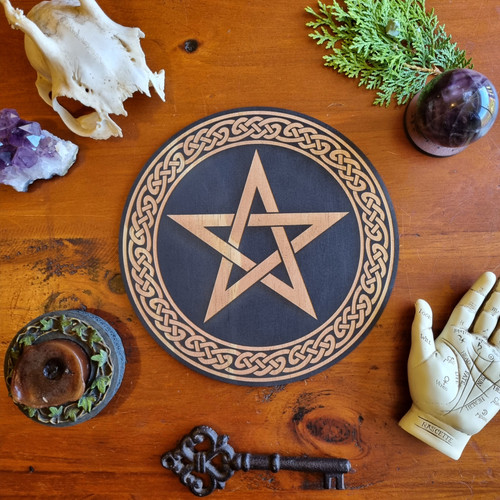 Pentagram Celtic Altar Tile | yiskadesigns