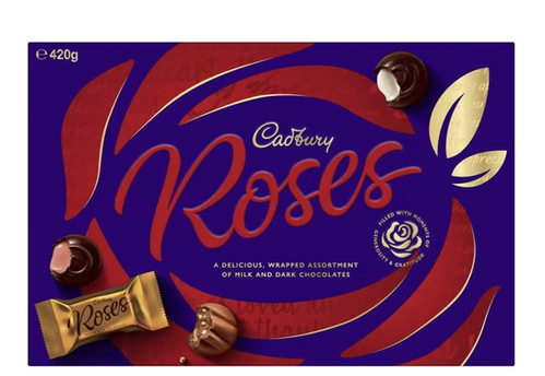 Cadbury Roses Boxed Chocolates 420g | Floral Touch