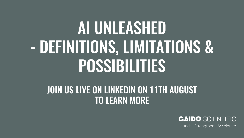 NEW WEBINAR: AI unleashed - Definitions, Limitations & possibilities
