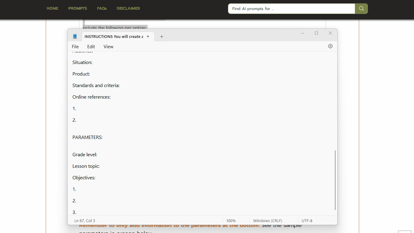 How to use AI prompts for teaching