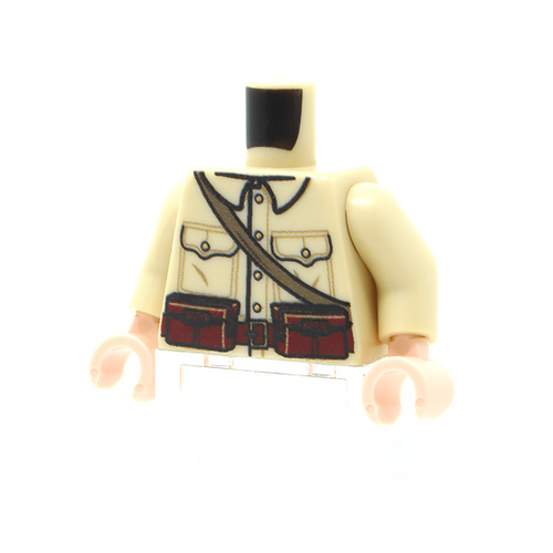 WW2 Japanese Army Torso (Tropical) | Lego Printed Torso | United Bricks