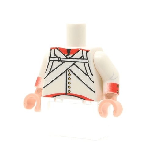 Napoleonic Austrian (Fusilier) | Lego Printed Torso | United Bricks