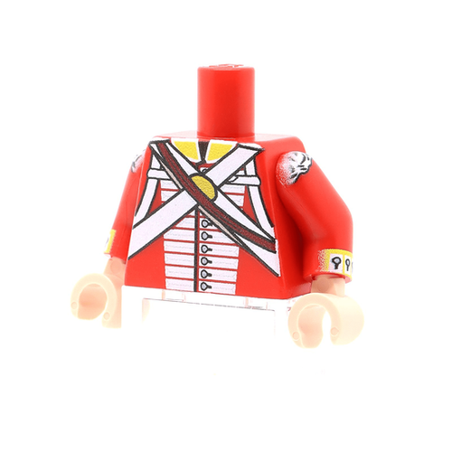 Napoleonic British (Line Infantry) | Lego Printed Torso | United Bricks