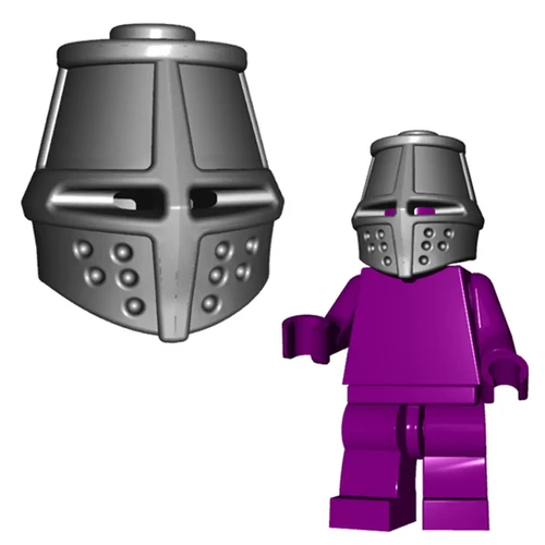 BrickWarriors Great Helm | United Bricks | LEGO Minifigure