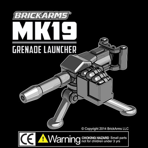 BrickArms Mk19 Grenade Launcher | United Bricks | LEGO Minifigure