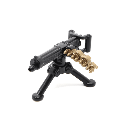 BrickArms Vickers MG W/Ammo & Tripod | United Bricks | LEGO Minifigure