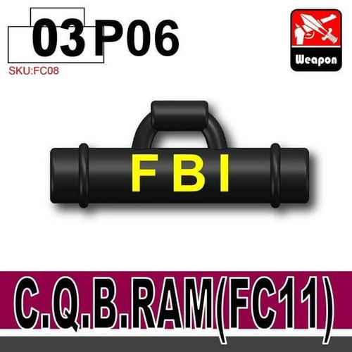 Minifig Cat CQB Ram (FC11) FBI | United Bricks | LEGO Minifigure