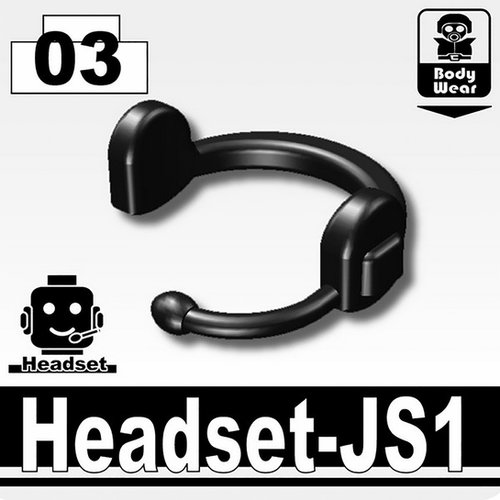 Minifig Cat Headset JS1 | United Bricks | LEGO Minifigure