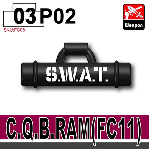 Minifig Cat CQB Ram (FC11) SWAT | United Bricks | LEGO Minifigure