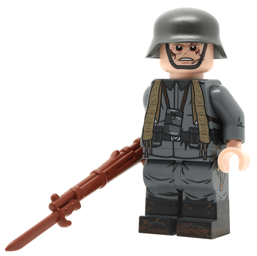 WW1 German Soldier (Assault order) | United Bricks | LEGO Minifigure
