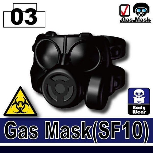 Minifig Cat Gas Mask (SF10) | United Bricks | LEGO Minifigure