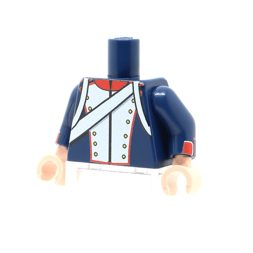 Napoleonic French (Fusilier) | Lego Printed Torso | United Bricks