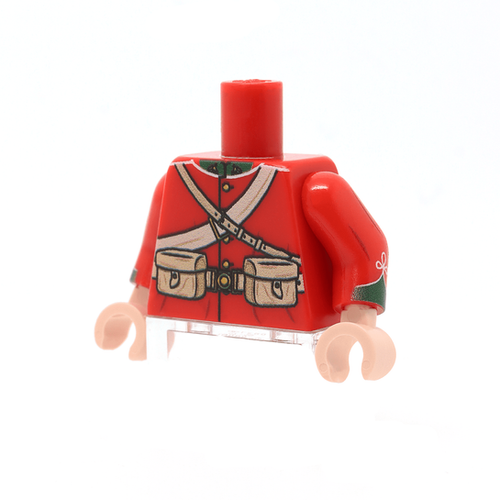 Anglo-Zulu War British Army Torso | Lego Printed Torso | United Bricks