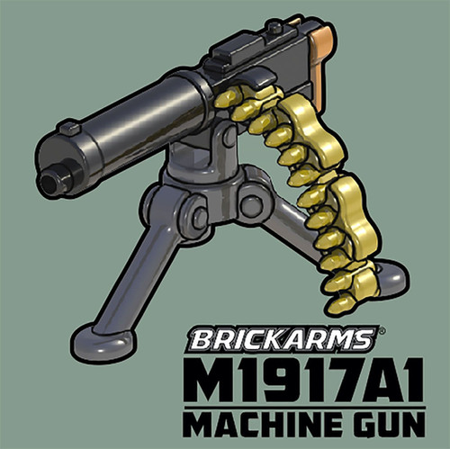 Brickarms M1917A1 Machine Gun | United Bricks | LEGO Minifigure