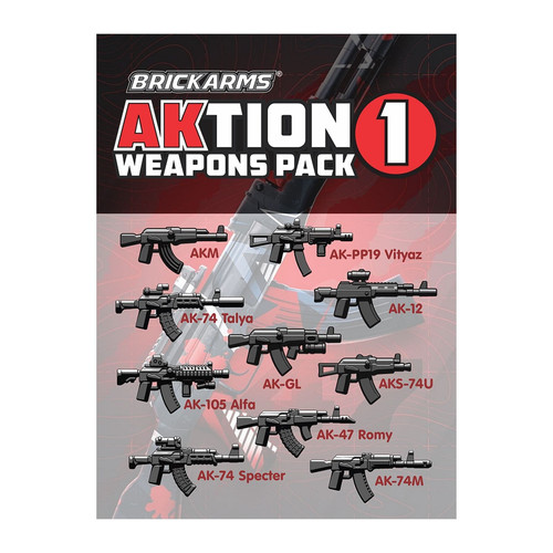 BrickArms AKtion Pack - 1 | United Bricks | LEGO Minifigure