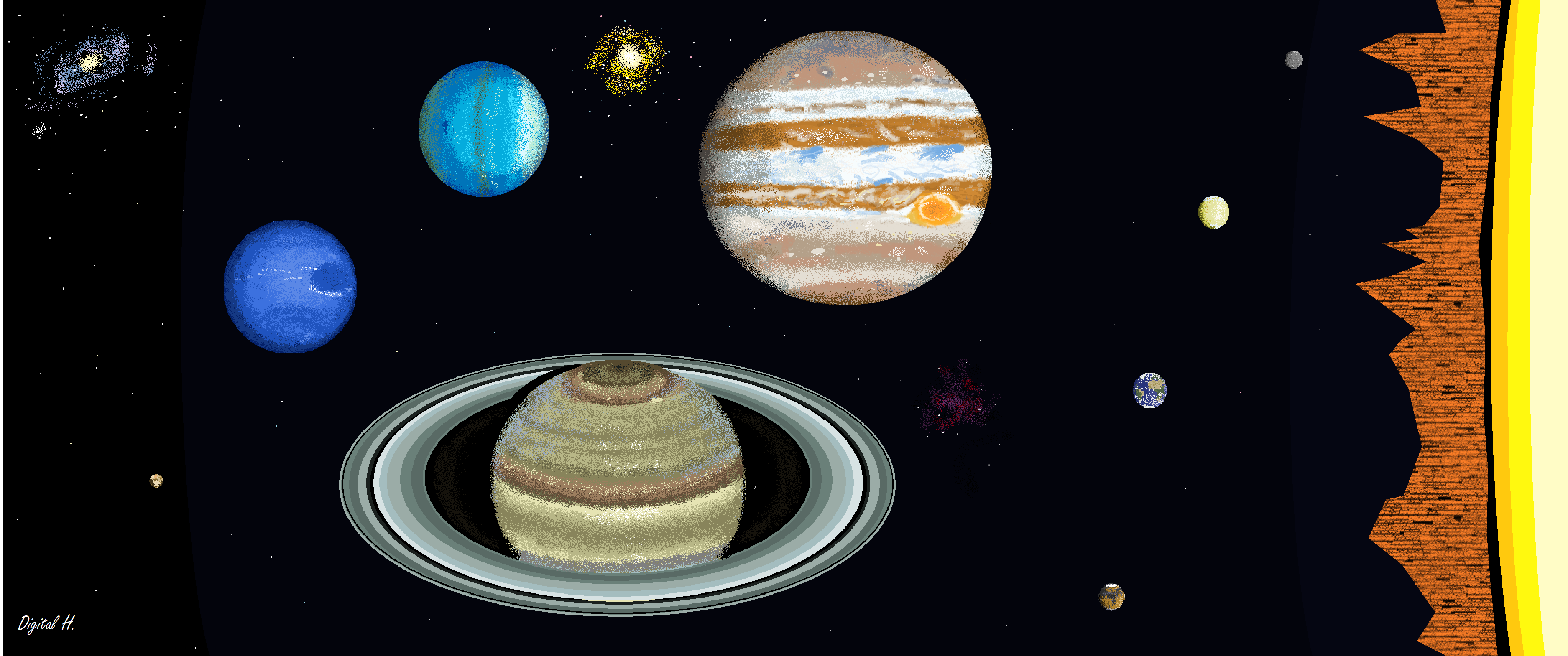 Space Artist | Digital Hourglass