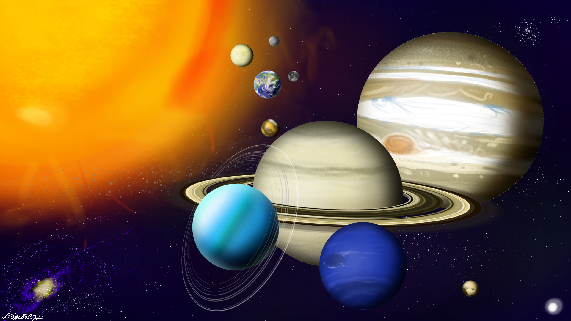 Space Artist | Digital Hourglass