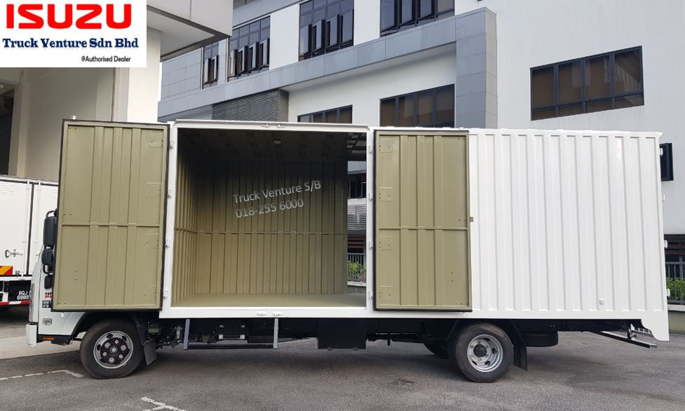 Isuzu Lorry 21ft Container Box (Model: NPR81UHL-3ES-B)