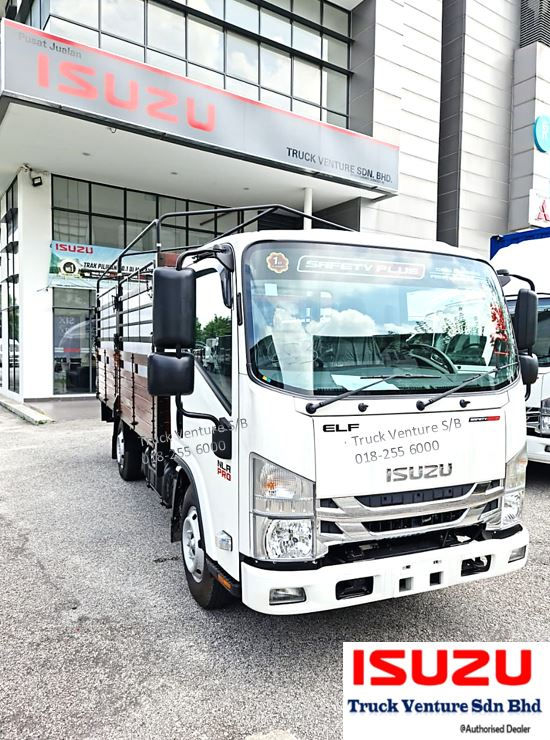 Isuzu Lorry 14ft Wooden Cargo, with Aluminium Platform Tail Lift (Model ...