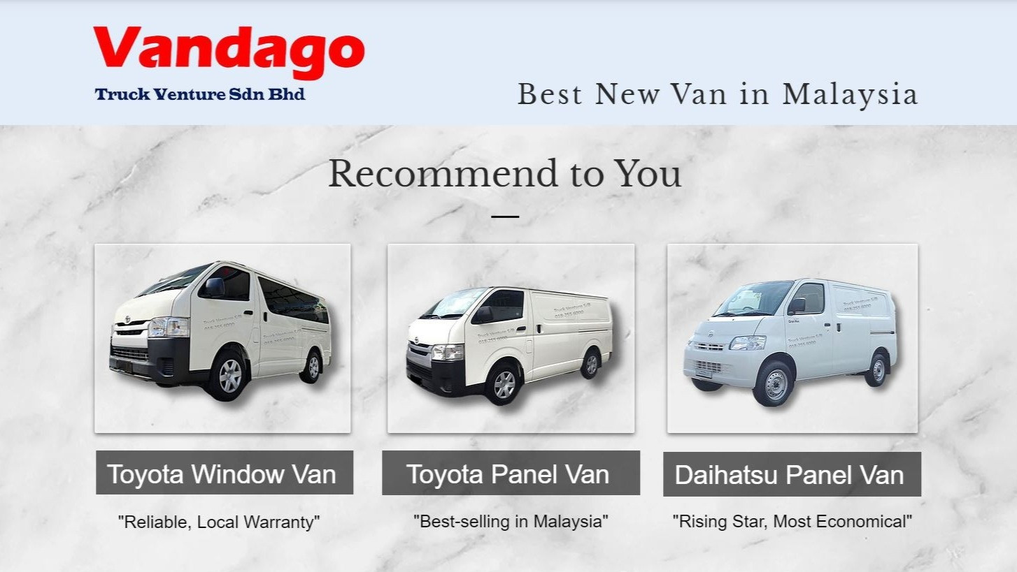 Van Baru Terbaik Malaysia | *BEST OFFER* | Harga Van Malaysia