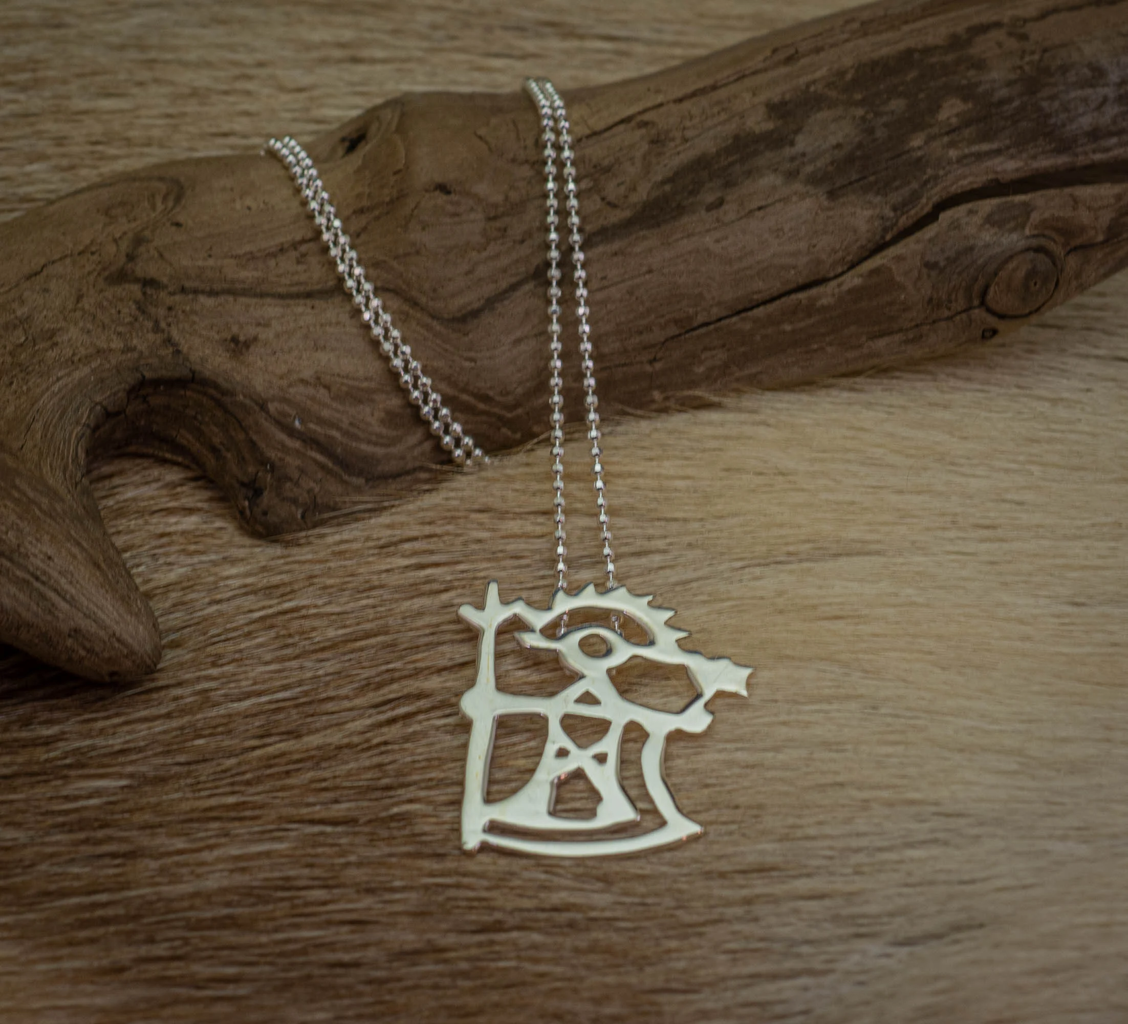 The Goddess | Saami Ronan Craft | sterling silver Sámi Goddess pendant