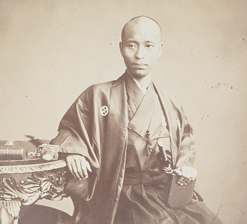 Portrait of Japanese diplomat Matsuki Koan, made during a mission to ...