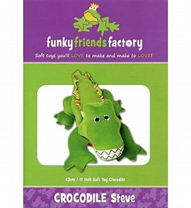 Funky Friends Factory - Crocodile Steve | She Shed Fabrics