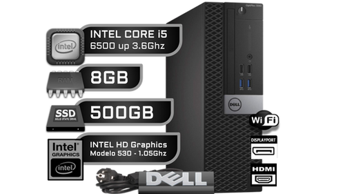 Ordenador DELL OptiPlex 3040 SFF Intel Core i5/8GB/500GB SSD (Evolution ...
