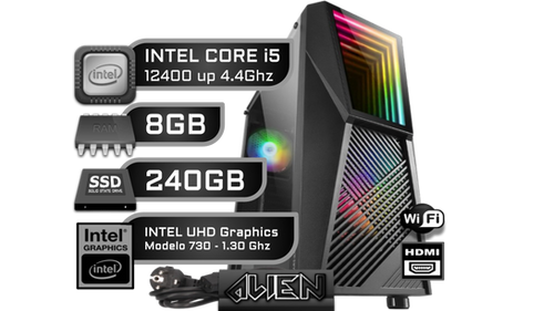 BALANI ALIEN ZERO INTEL CORE i5 12400/8GB RAM/240GB SSD (Invader Series ...