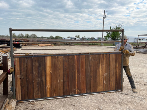 6’ Tall x 10’ long Round Pen Panel | Black Star Pipe