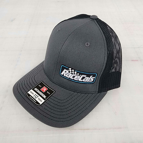 RaceCals Snap Back Hat Charcoal / Black Bonus Pack | RaceCals