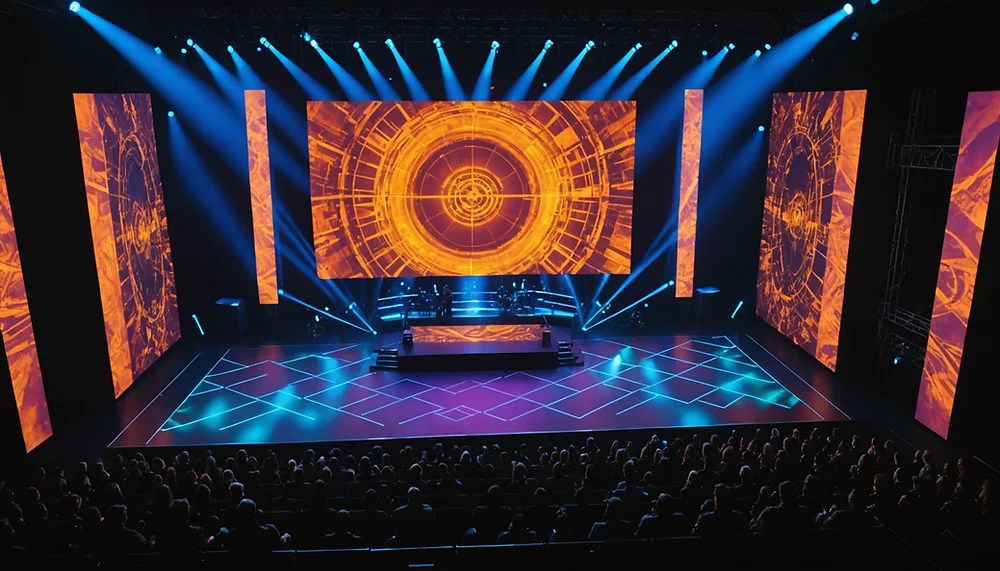 Advanced Scenic Projections for Theater Performances