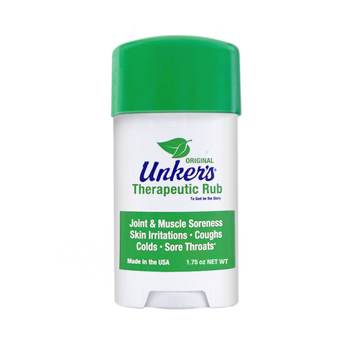 Unker's Therapeutic Rub | 1.75 oz. No-Mess Stick | Unker's Products