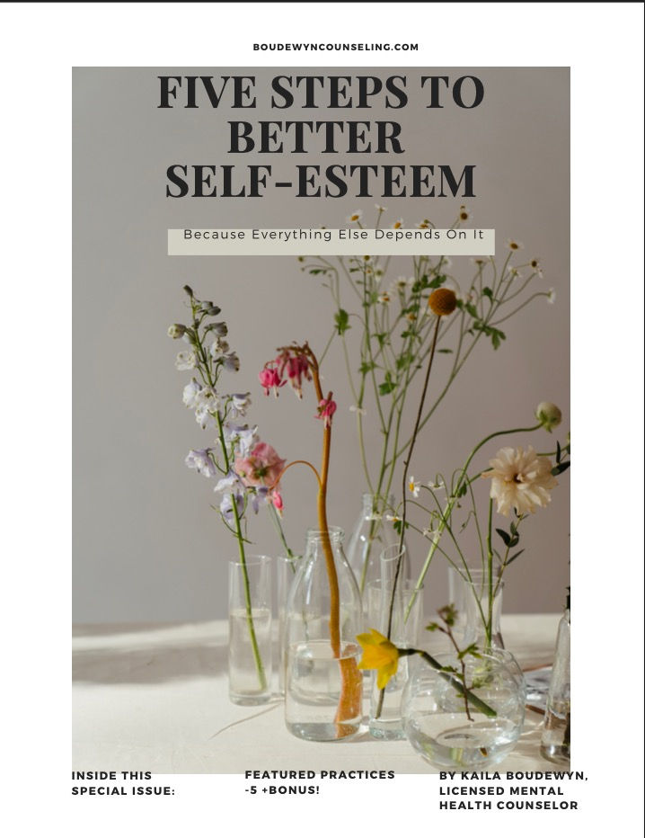 Five Steps To Better Self-Esteem Free Guide