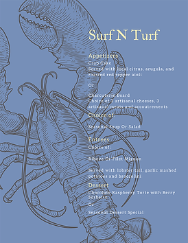 Our Menus | Artisan Personal Chefs