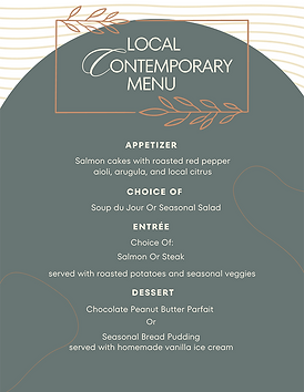 Our Menus | Artisan Personal Chefs