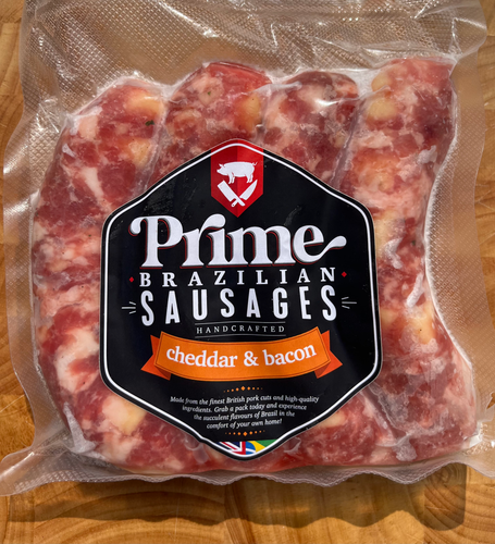 CHEDDAR & BACON (600g) | Prime Sausages