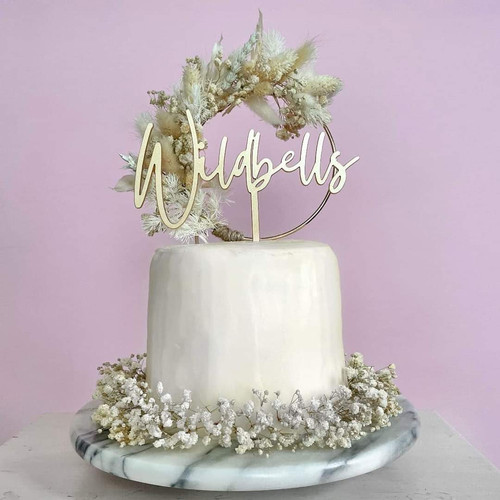 Logo - Cake Topper | Flutterbeeze