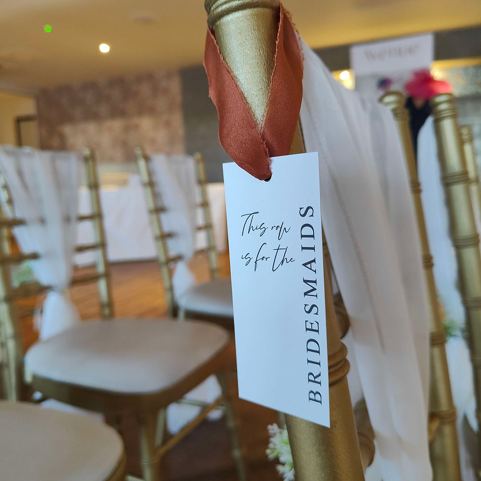 Reserved Seat Tags | Flutterbeeze