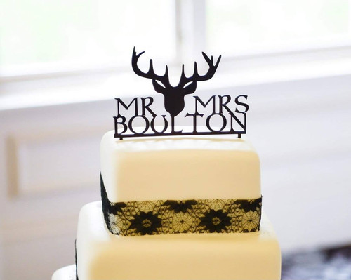 Stag Cake Topper | Flutterbeeze