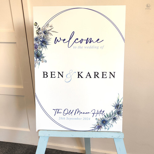 Callum - Welcome Sign | Flutterbeeze