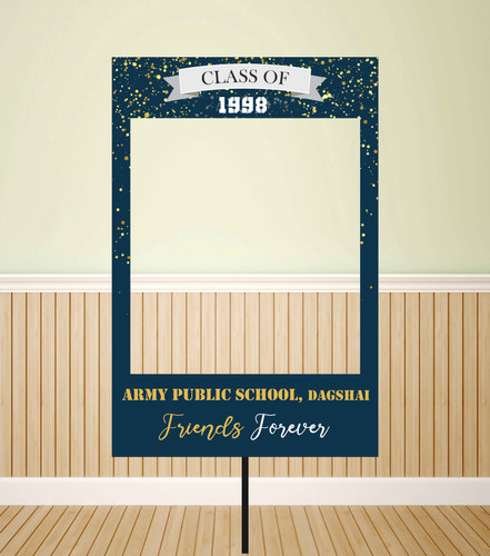 College class reunion Selfie Photo Booth | Chalk Board Poster
