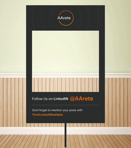 Customized MNC Company, office annual event party function selfie booth ...