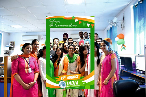 Customized Independence / Republic Day selfie photobooth frame for ...