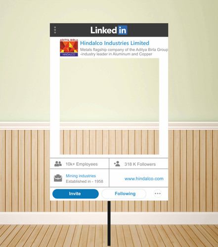 LinkedIn Selfie Photo Booth | Chalk Board Poster