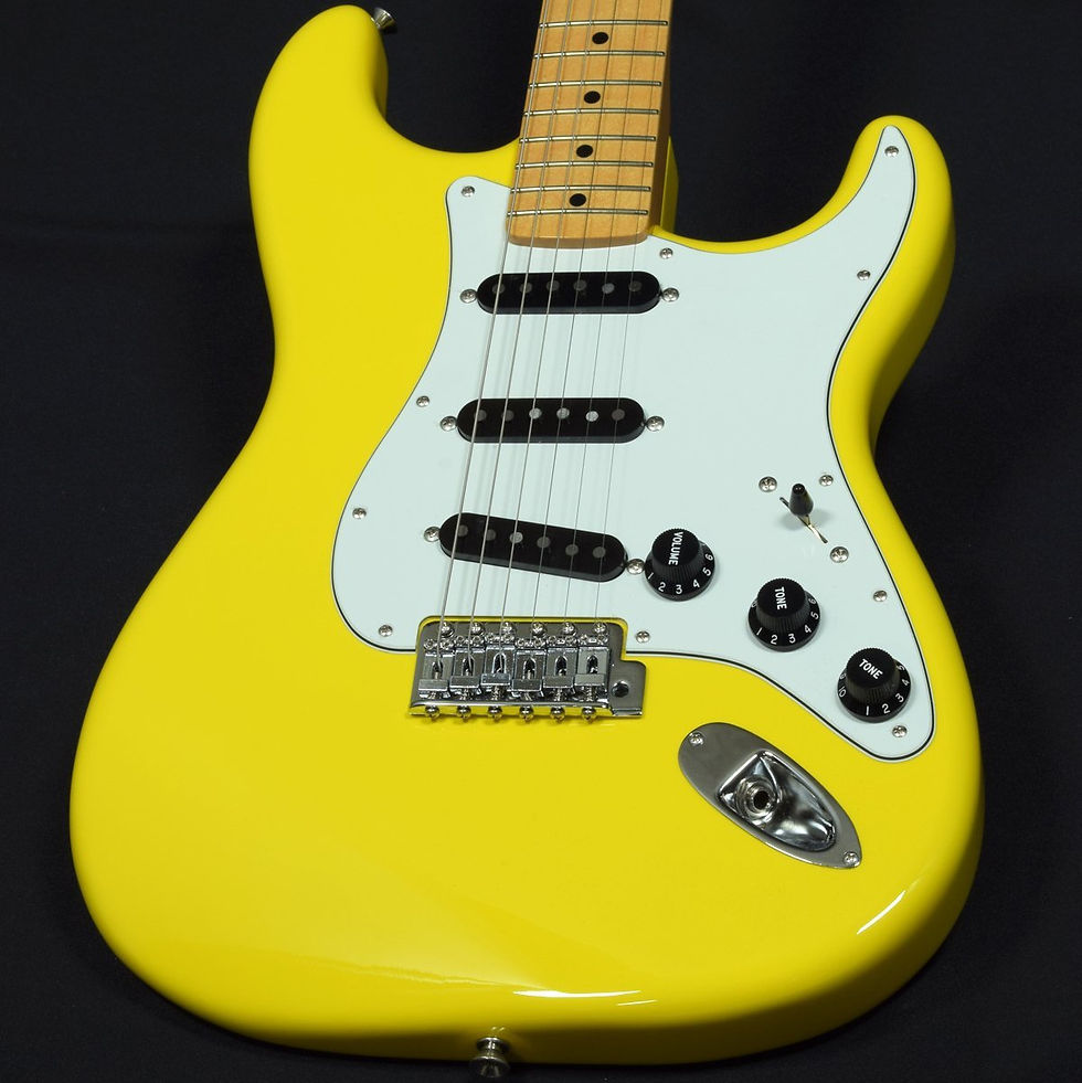 *Pre Order Now* Fender Japan FSR Ltd Monaco Yellow Maple Stratocaster ...
